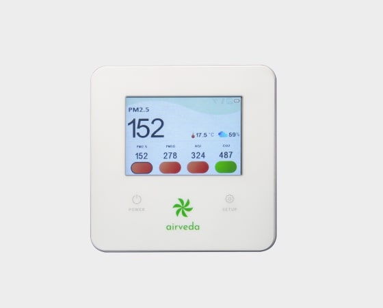 Accurate & APP-Enabled PM & CO2 Air Quality Monitor with Touch Display