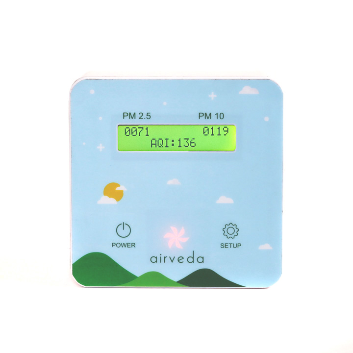India's First Portable Air Quality Monitor, with Real-Time DIsplay.